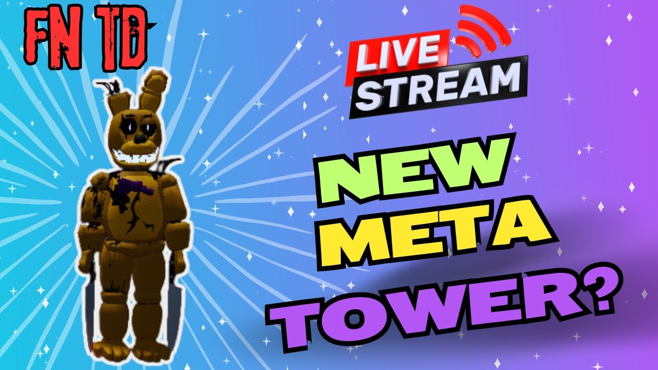 NEW META TOWER??? (Five Nights TD) FNTD Roblox - YouTube