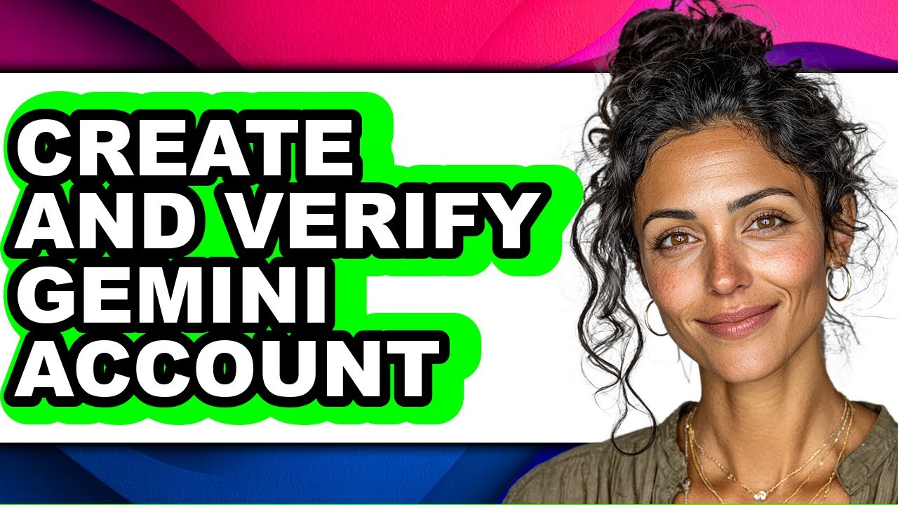 How to Create and Verify Gemini Account (easy Method) - YouTube