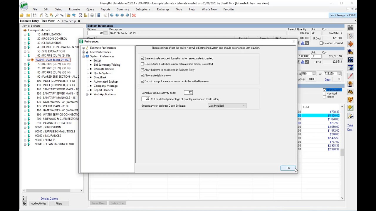 HCSS HeavyBid: Material Inside of a Crew - YouTube