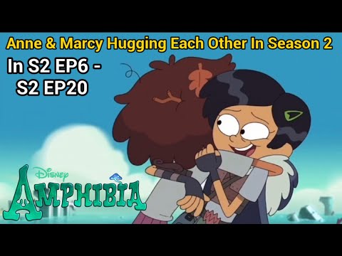 Anne & Marcy Hugging Each Other In Season 2 | Amphibia (S2 EP6 - S2 ...