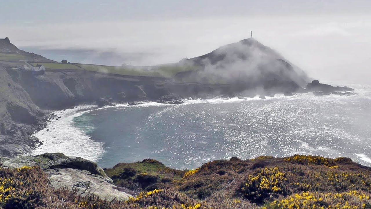 Sea Mist Creeping in Over Cape Cornwall - YouTube