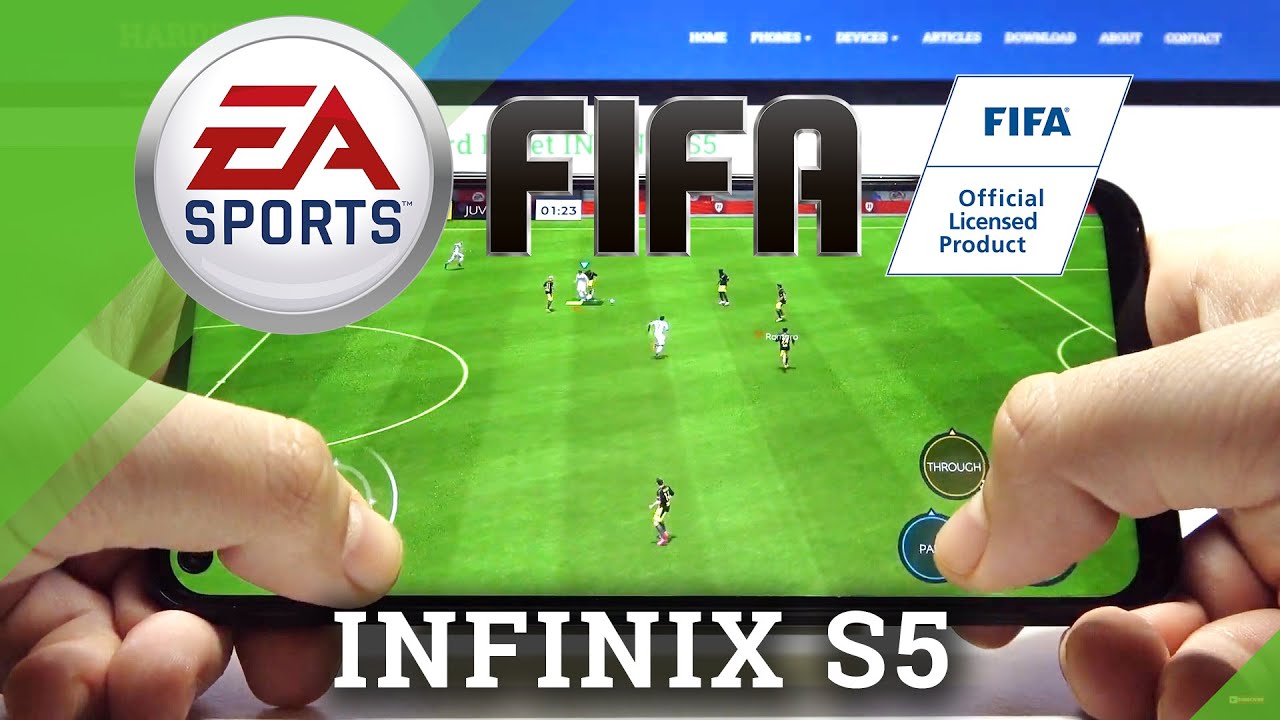 FIFA Mobile on INFINIX S5 – High Graphics Test - YouTube