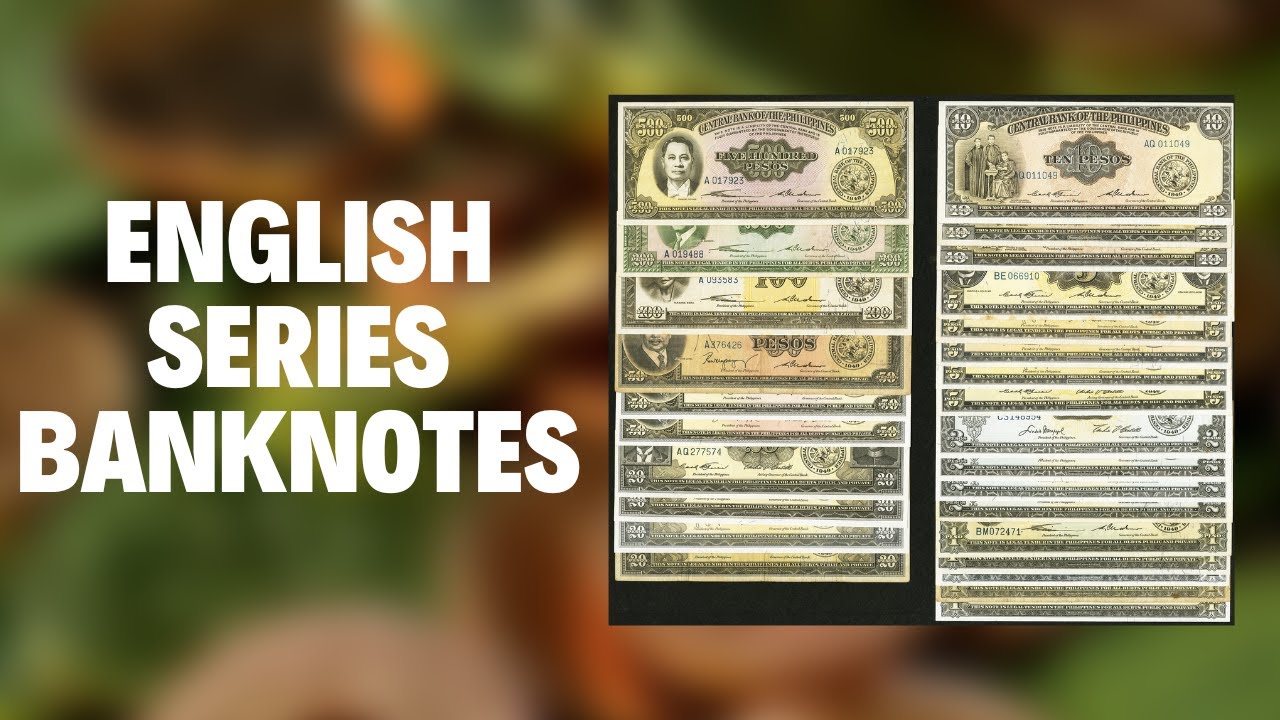 Philippines Banknotes: English Series - YouTube