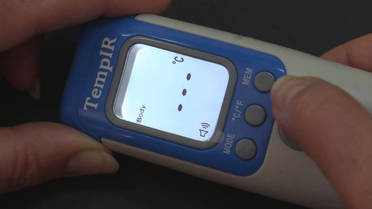 Infrared Thermometer - Taking Surface and Room Temperature - YouTube