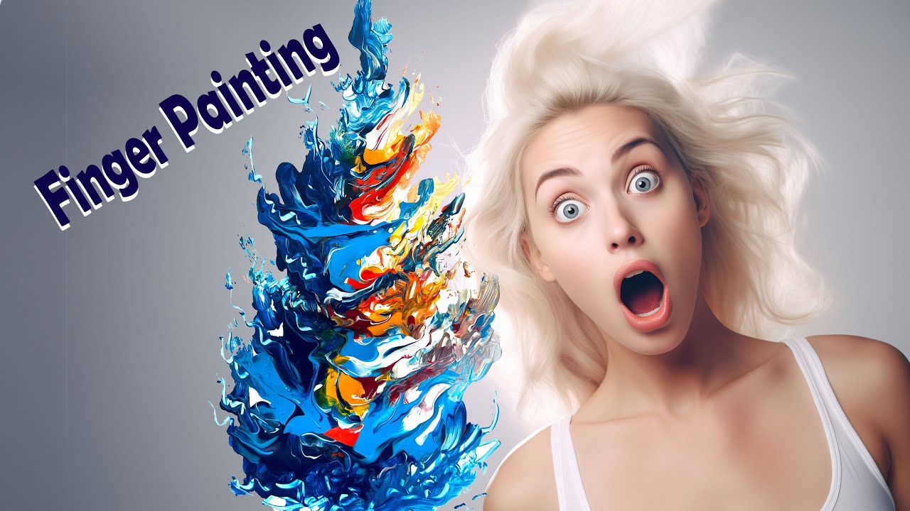 Dive Into a Colorful World: Finger Painting Magic# ...