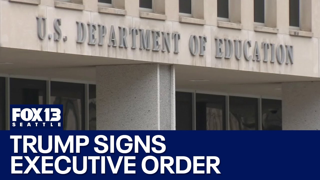 Trump signs executive order to dismantle the Education Department | FOX ...