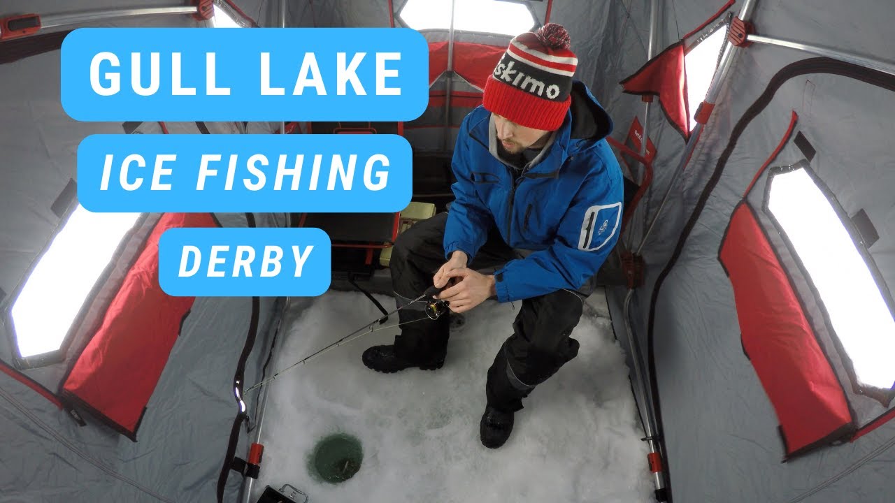 Gull Lake, AB, Ice Fishing Derby - YouTube