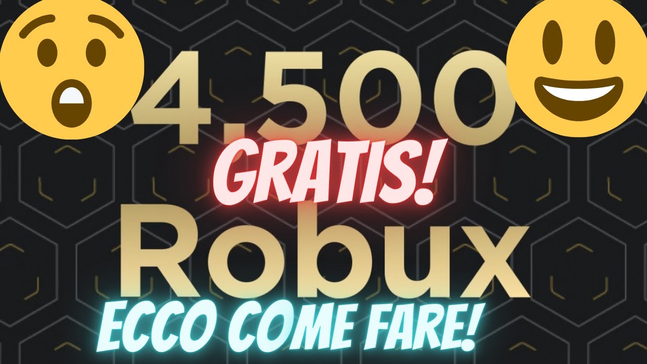 REGALO UNA GIFT CARD DA 4000 ROBUX ALL' ULTIMO CHE SI ISCRIVE E ...