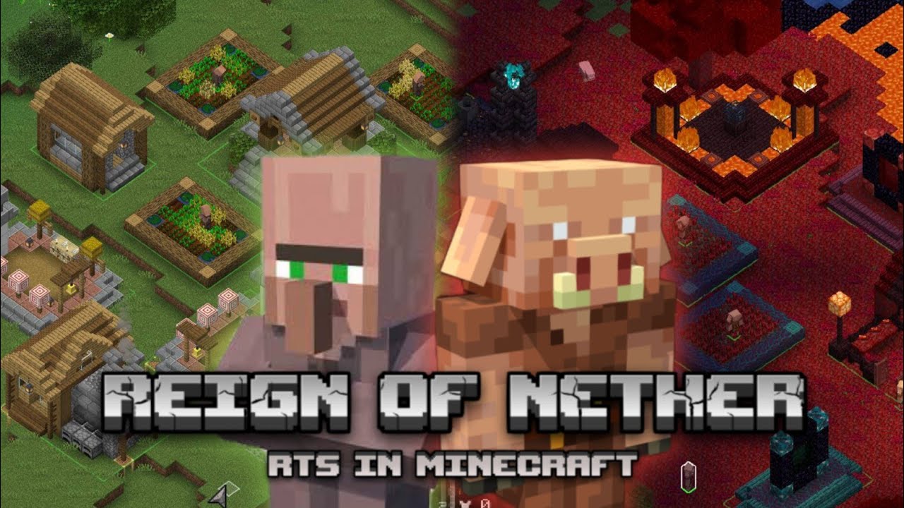 MINECRAFT TAPI MIRIP COC | REIGN OF NETHER | MC JAVA - YouTube