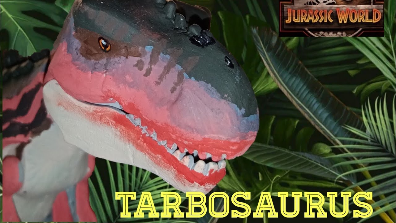 lego custom Tarbosaurus jurassic world camp cretaceous Hidden Adventure ...