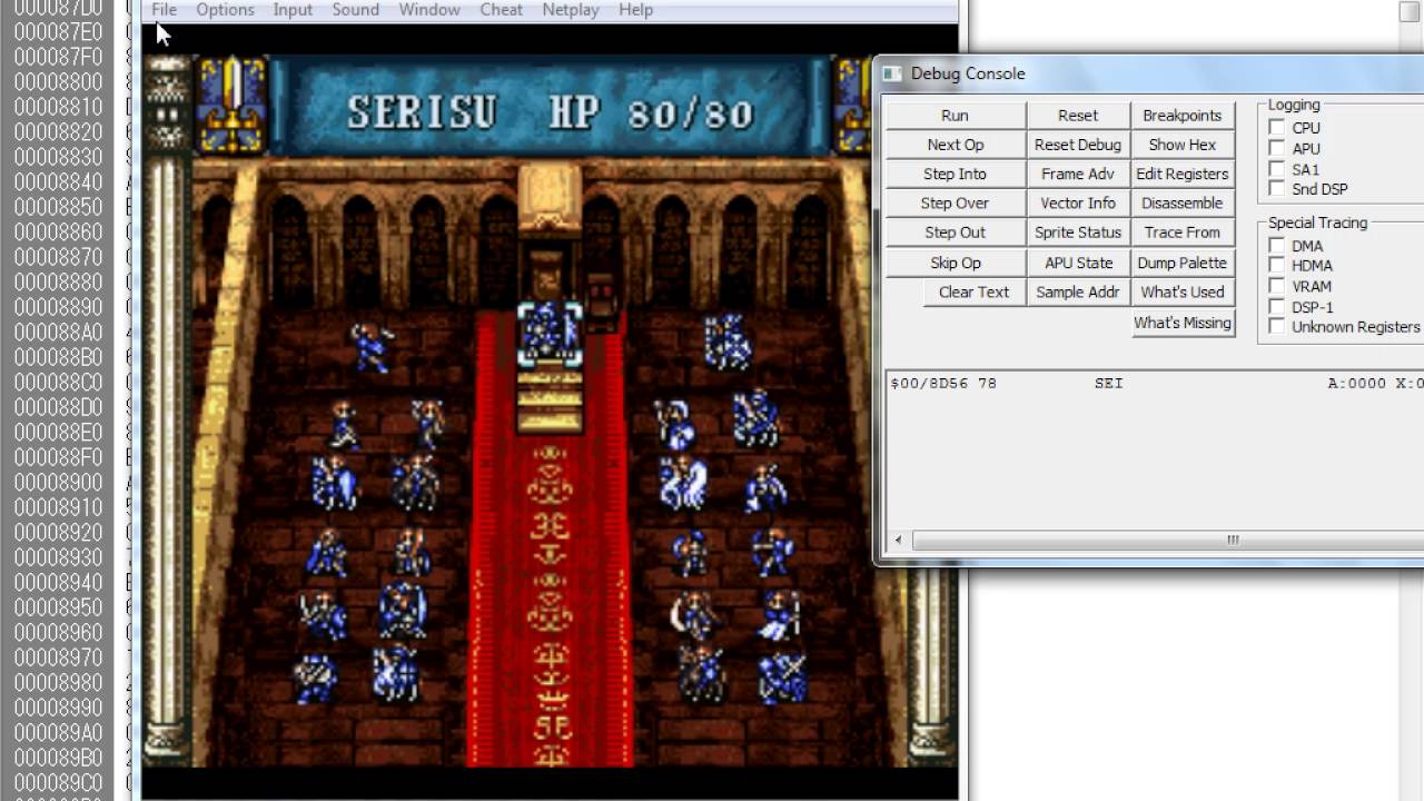Asm 65816: hacking ring effect in FE4 - YouTube