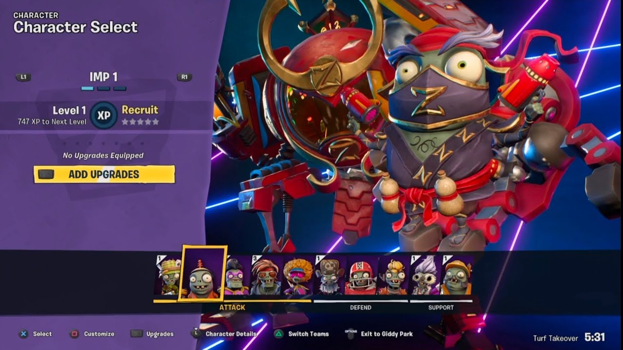 Zephiro Plays PVZ BFN PS4 - Ninja Imp Turn Takeover Epic Win! - YouTube