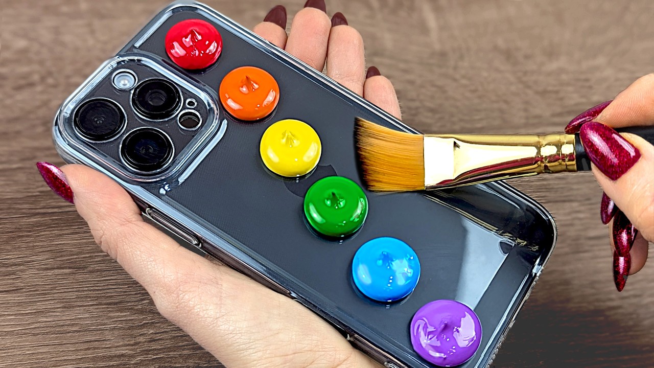I Painted My iPhone Case With Just 6 Colors and It Looks INSANE! - YouTube
