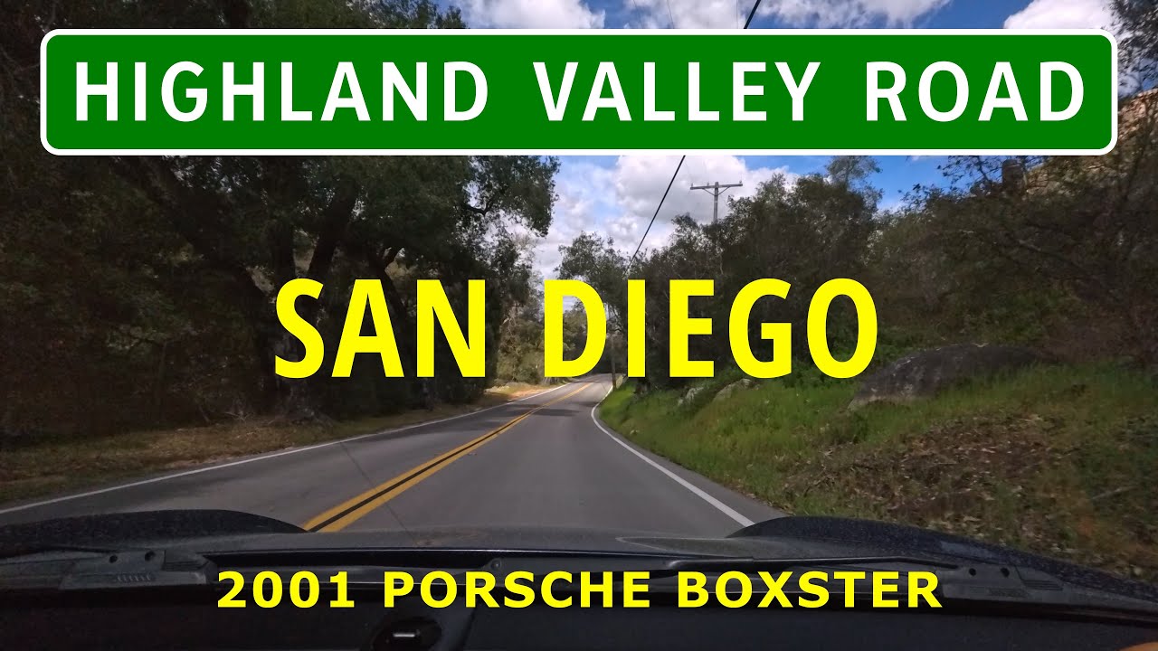 2001 Porsche Boxster | Highland Valley Road West - YouTube