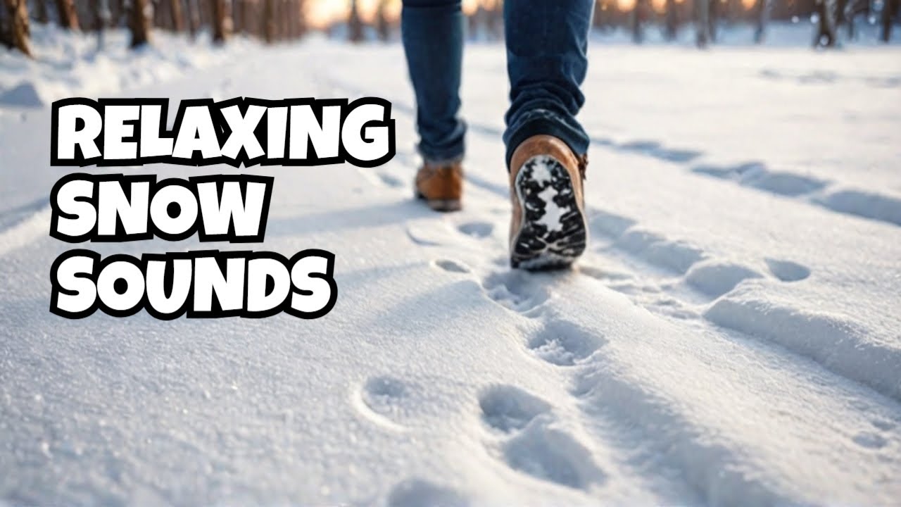 Walking in Snow ASMR | Relaxing Crunching Sounds for Sleep & Focus ...