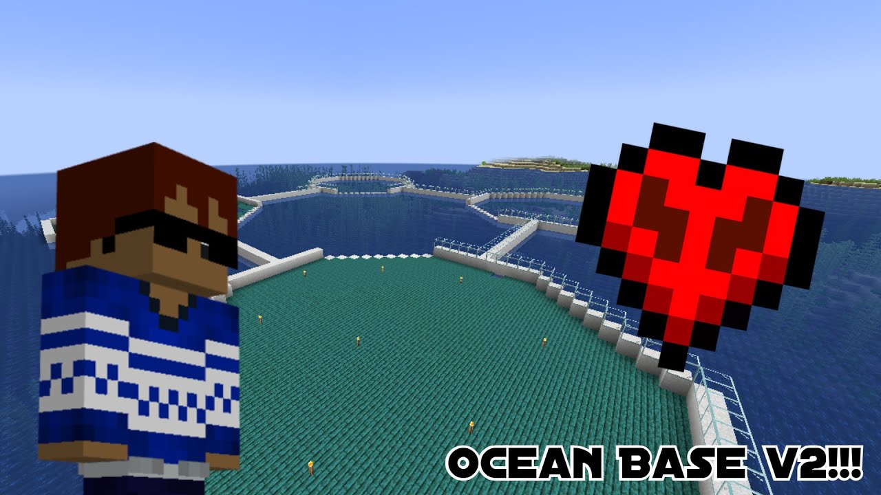 I started Ocean Base V2 in Minecraft Hardcore! - YouTube