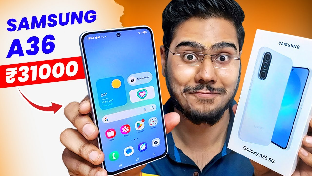 Samsung A36 5G Unboxing and Review|sAmoled Display, SD 6 Gen 3, One UI ...