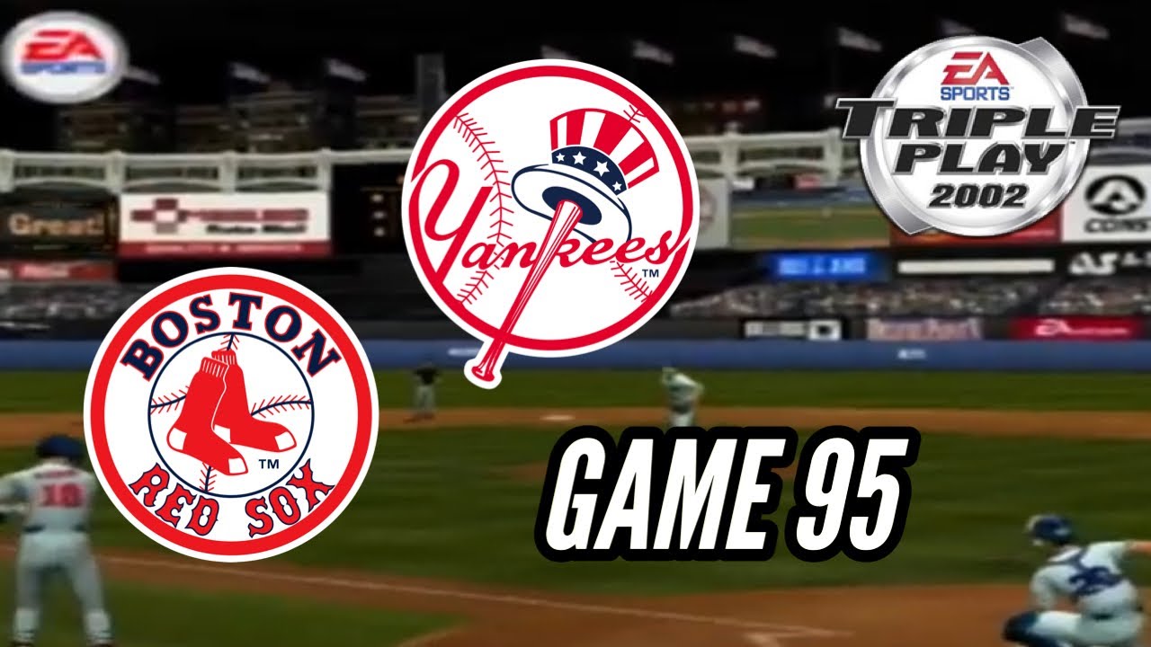 Triple Play Baseball 2002 Yankees Season Sim: Yankees vs Red Sox Game ...