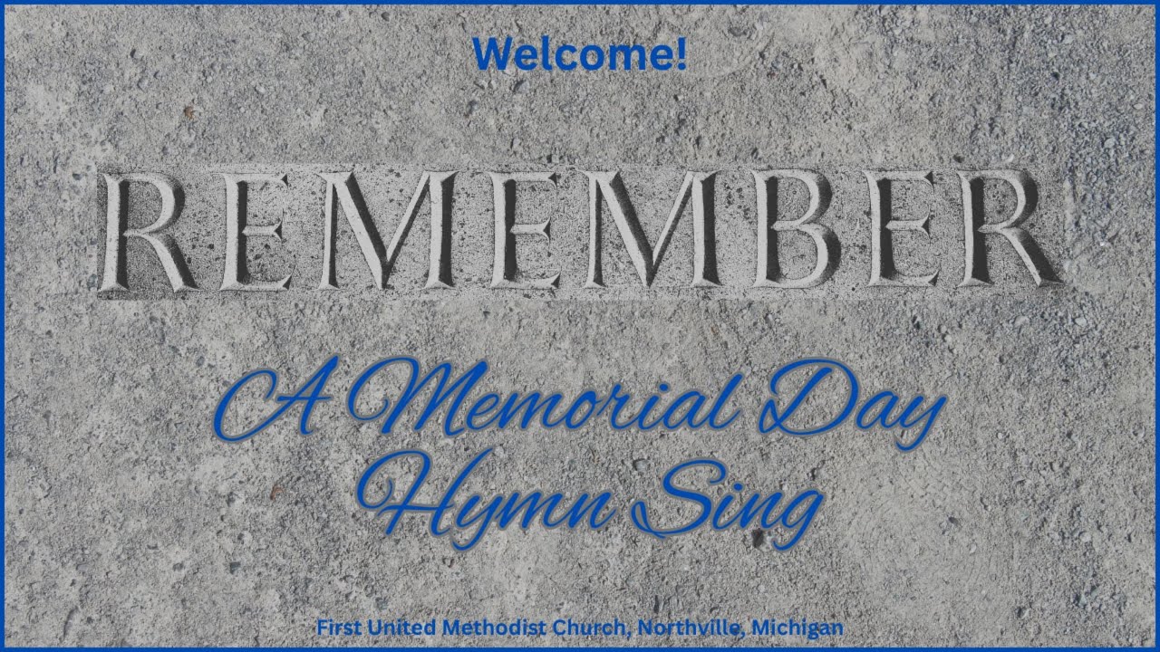 Sunday Worship - "Memorial Day Hymn Sing" - YouTube