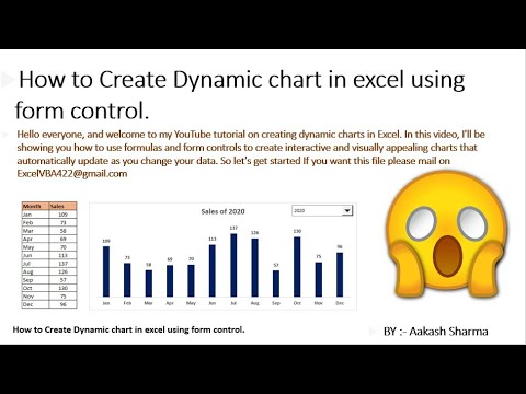 How to Create Dynamic Chart using Form control in Excel. - YouTube