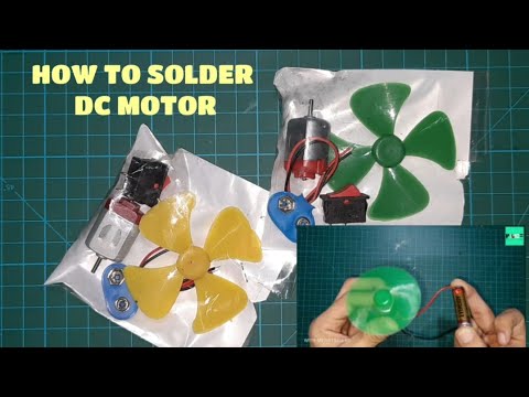 HOW TO SOLDER A DC MOTOR | DC MOTOR SOLDERING | SOLDER | DC MOTOR ...