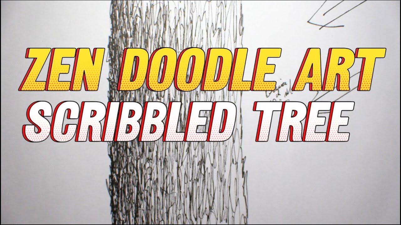 A Scribbled Tree Trunk Is Art! - YouTube