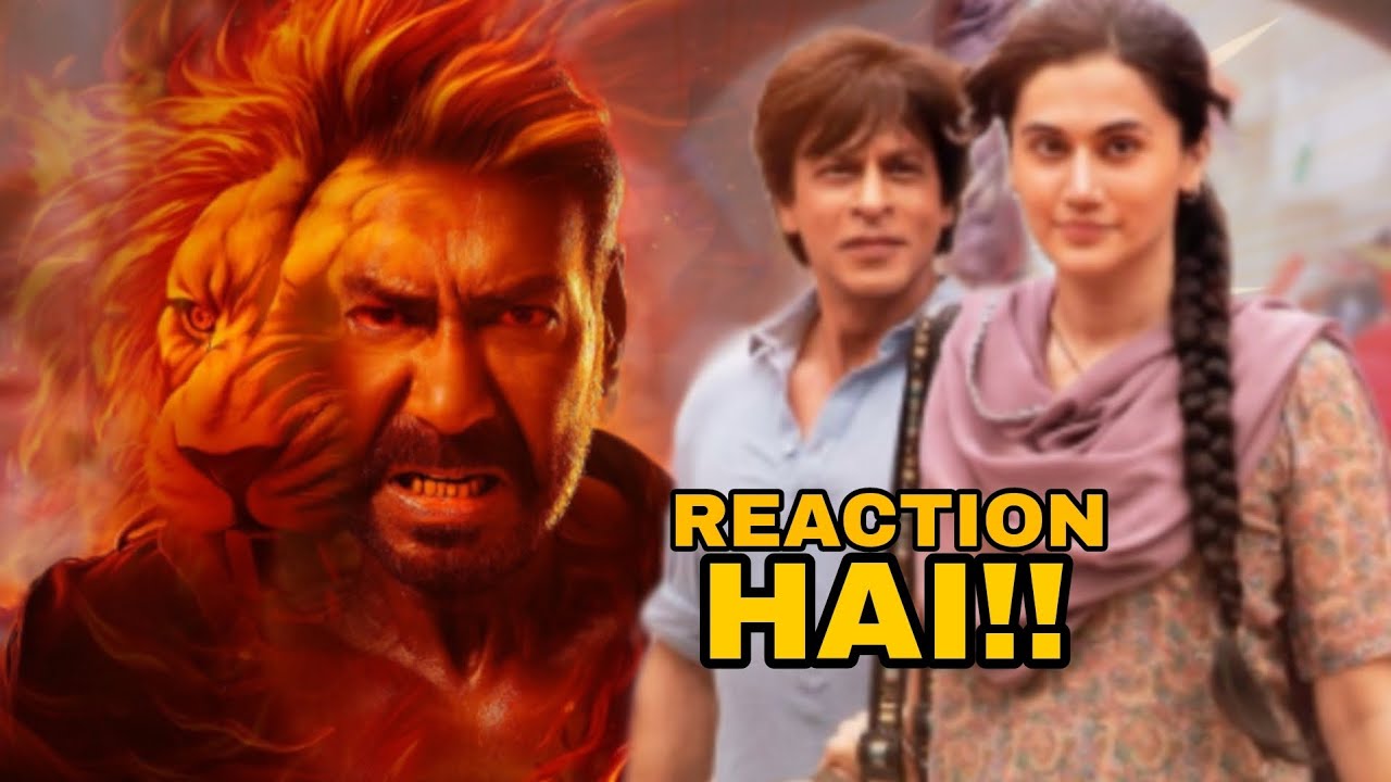 DUNKI DROP 2 | SINGHAM 3 POSTER REACTION | Shah Rukh Khan | Tapsi Pannu ...
