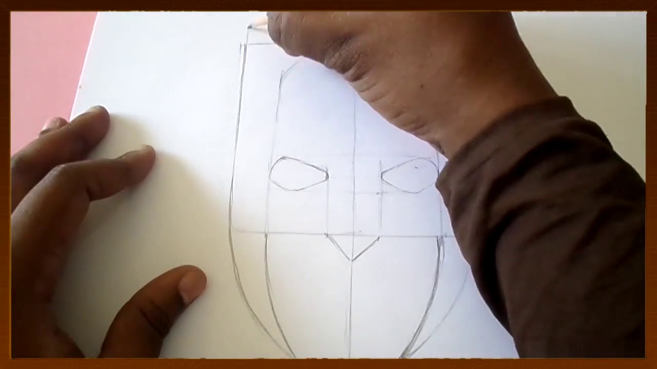 How to Draw Batman Mask Step by Step for Beginners - YouTube
