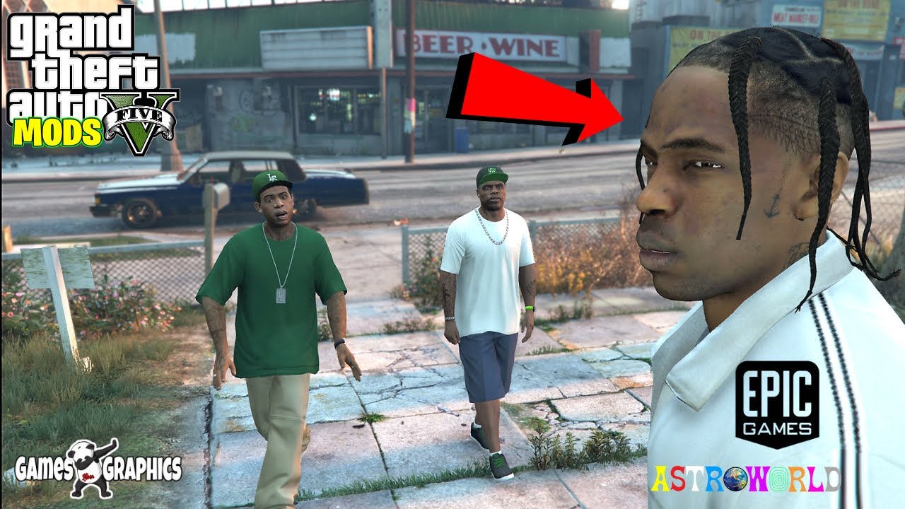 GTA 5 - TRAVIS SCOTT IN LOS SANTOS (Epic Games Version) PT.2 - YouTube