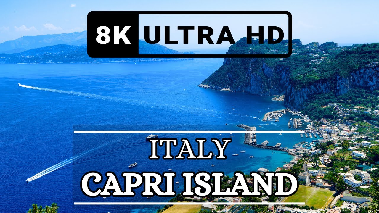 Capri Island, Italy, 8k Drone Footage - YouTube