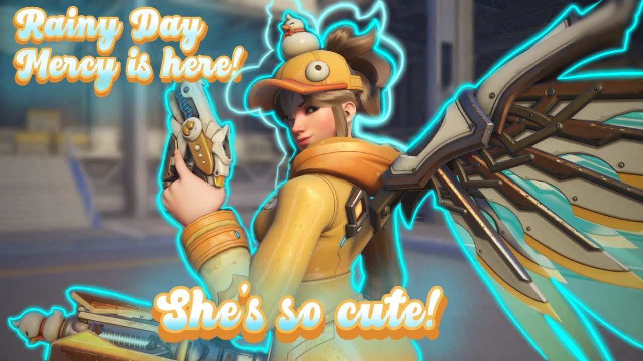 Rainy Day Mercy Is Here!🌧️ - Season 15 Overwatch NEW MERCY SKIN! - YouTube