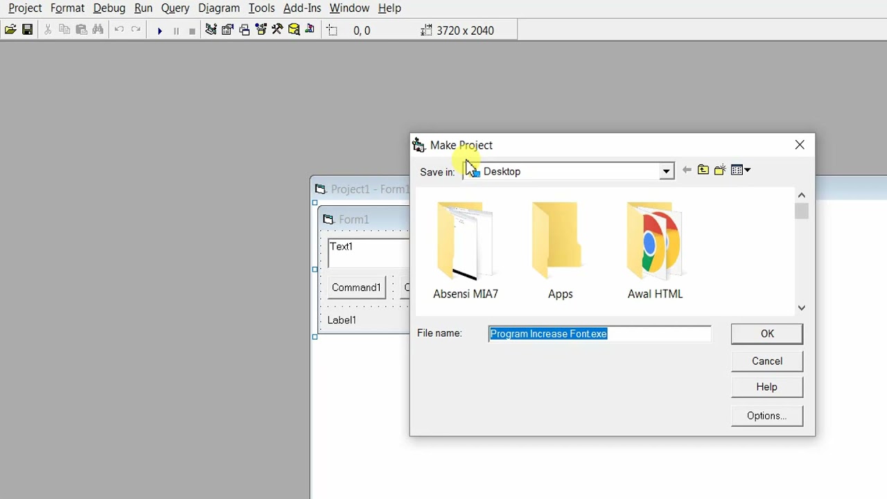 Visual Basic - how to make or compile exe file - YouTube
