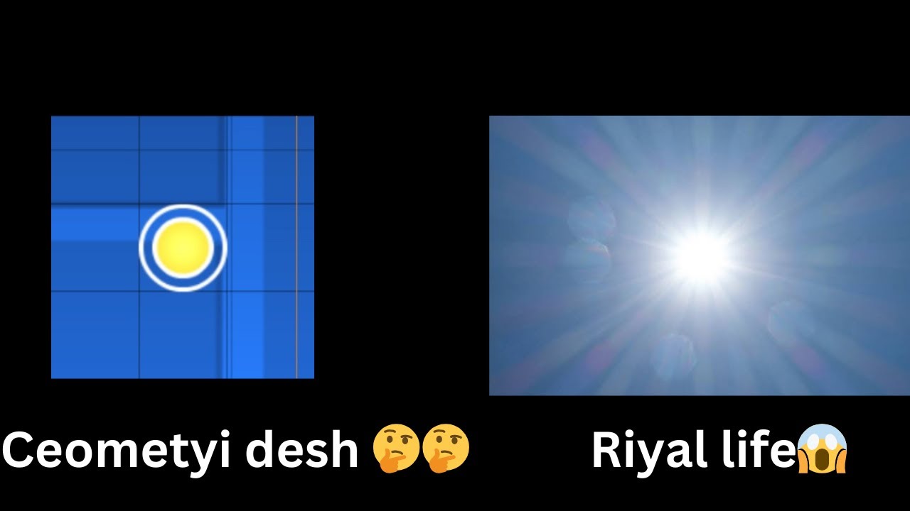 😱😱🤔🤔 geometry dash vs real life omaygat - YouTube