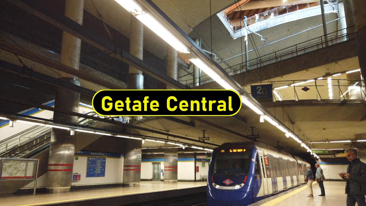 Metro Station Getafe Central - Madrid 🇪🇸 - Walkthrough 🚶 - YouTube