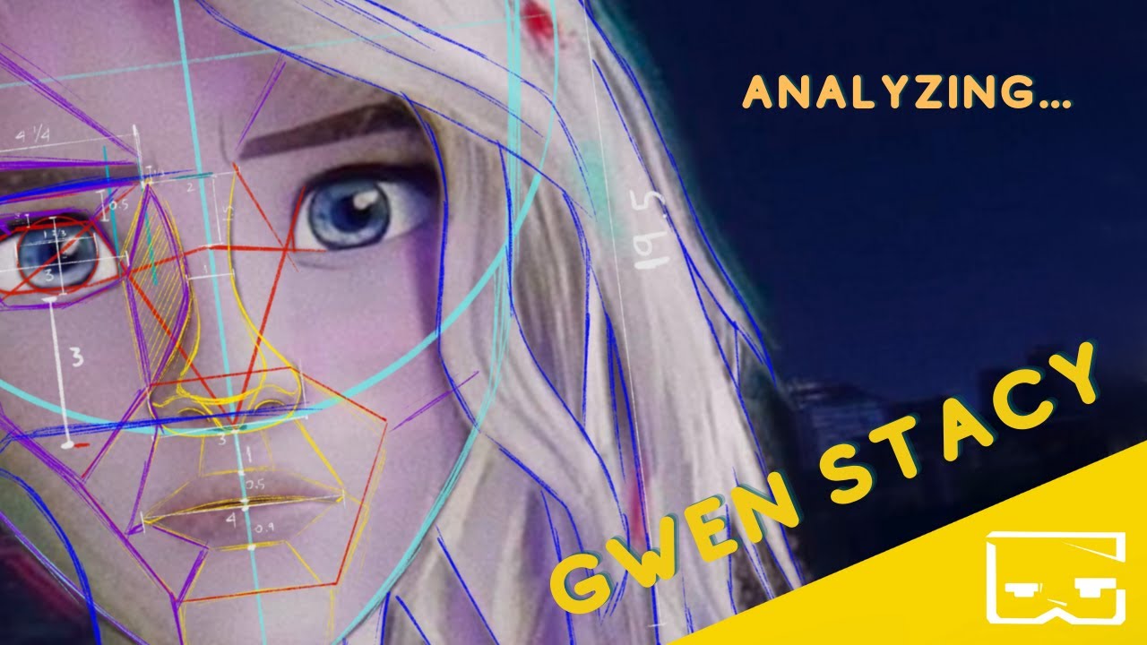 🎯 🇬🇧 Analizing GWEN STACY face | Across the Spiderverse | Face Anatomy ...
