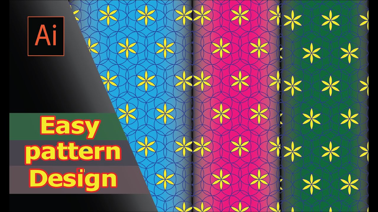 How to Create a Star Pattern Design Using the Ellipse Tool in Adobe ...