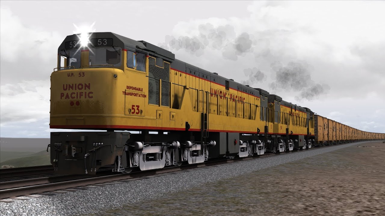 Train Simulator 2018: Sherman Hill - Union Pacific U50 - Pacific Fruit ...