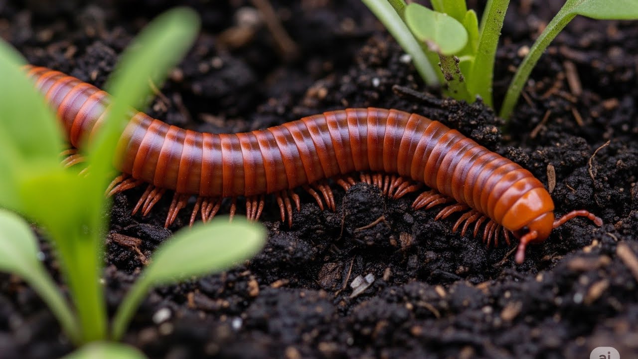 Awakening the red millipede: A Gentle Start to the Day - YouTube