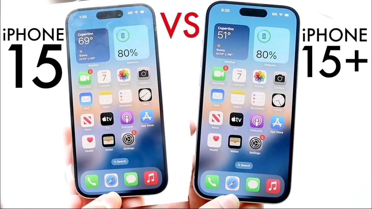 iPhone 15 Vs iPhone 15 Plus In 2025! (Comparison) (Review) - YouTube