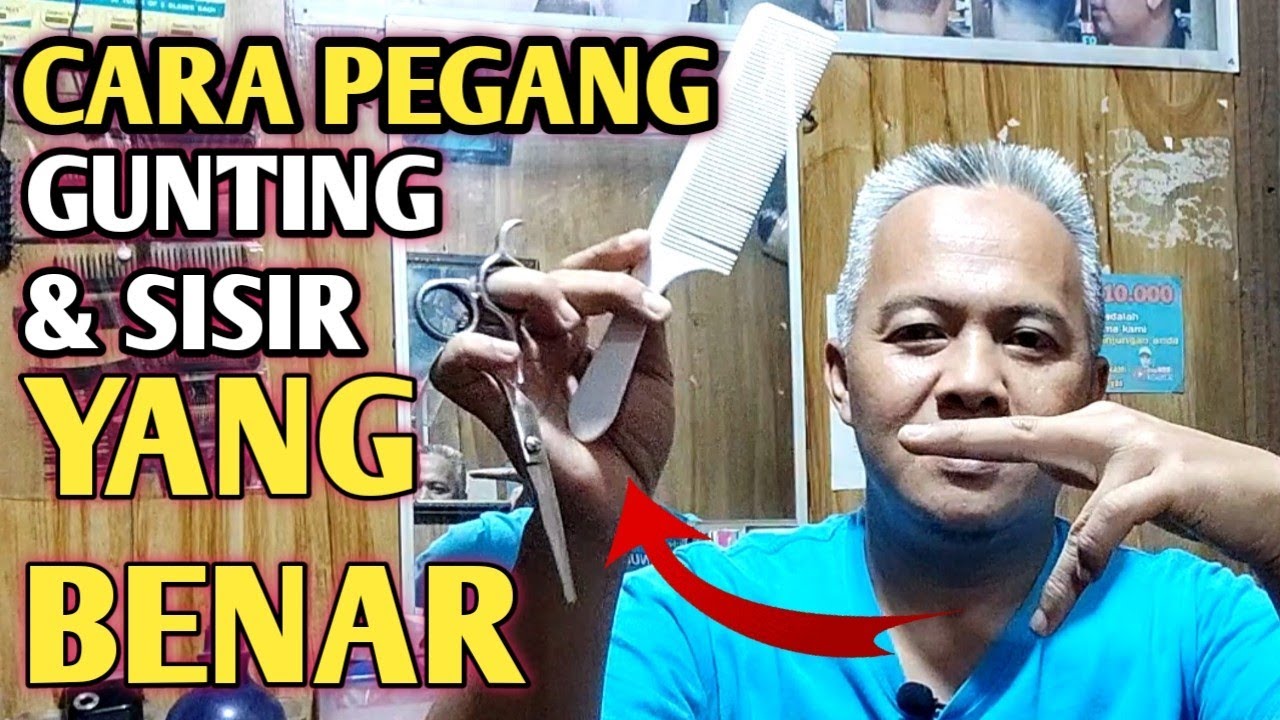 CARA PEGANG GUNTING YANG BENAR dan cara memainkan nya - YouTube