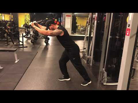 Tríceps # TRÍCEPS TESTA POLIA ALTA - YouTube