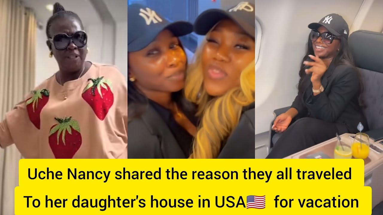 Uche Nancy shared the reason they all travelled to her Daughter's house ...