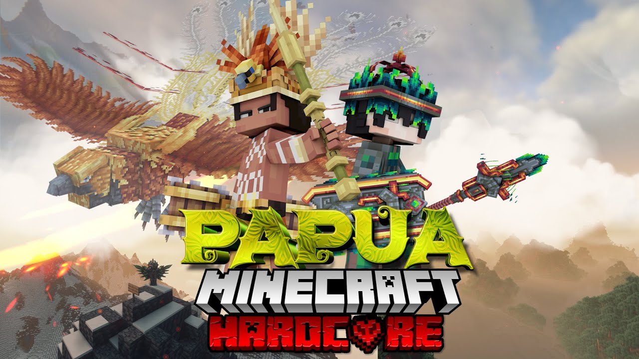 100 Hari di Minecraft Papua Indonesia Timur 🇮🇩 - YouTube