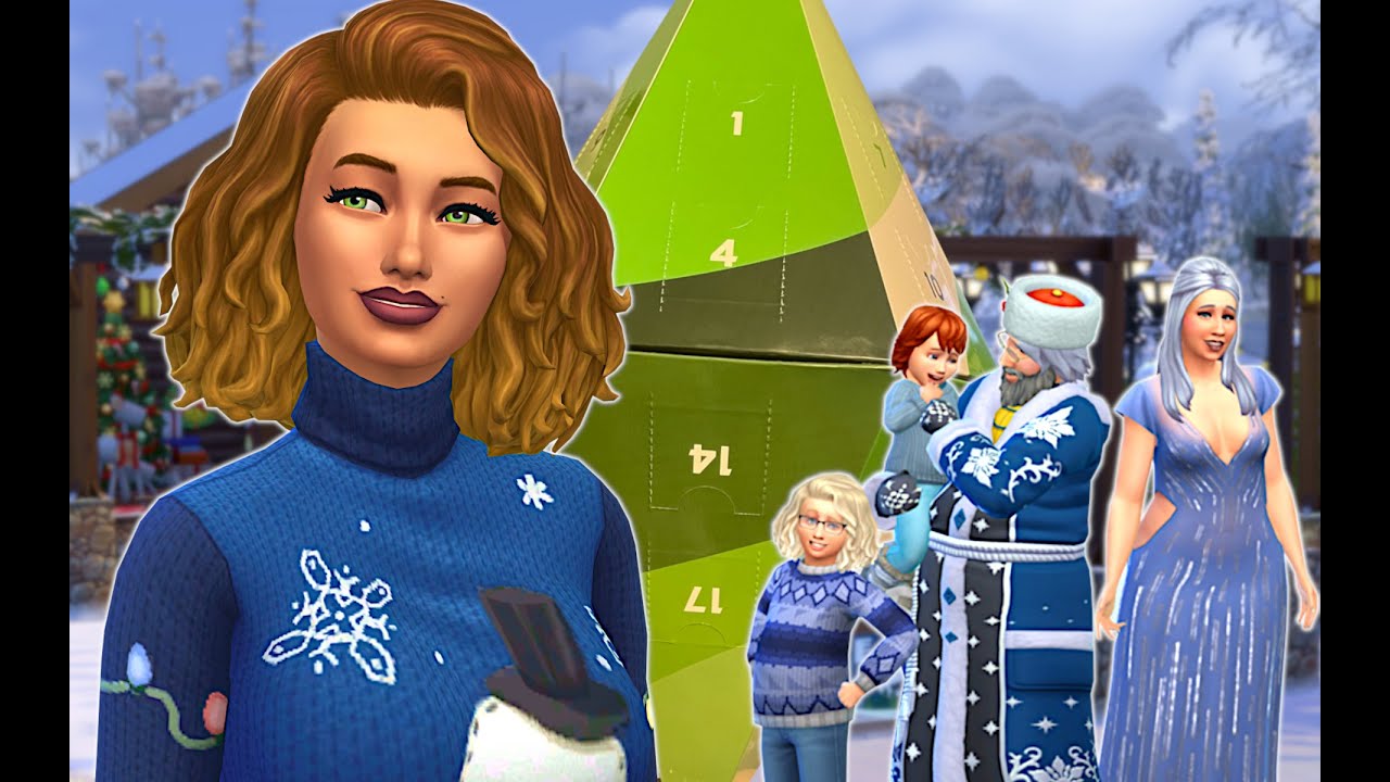 Let's do some more Christmas challenges! // Sims 4 Christmas calendar ...
