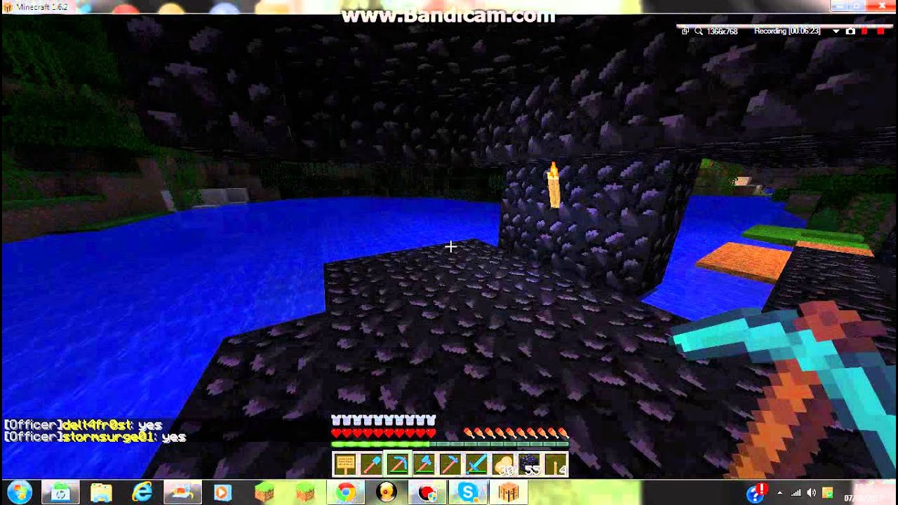 Minecraft Raiding Server EP2 Collecting More Obsidian! - YouTube
