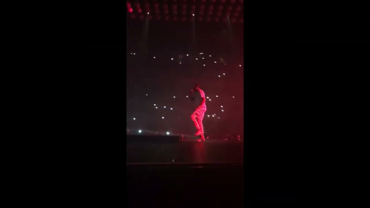 Travis Scott Falling in Autotune ALL ANGLES - YouTube