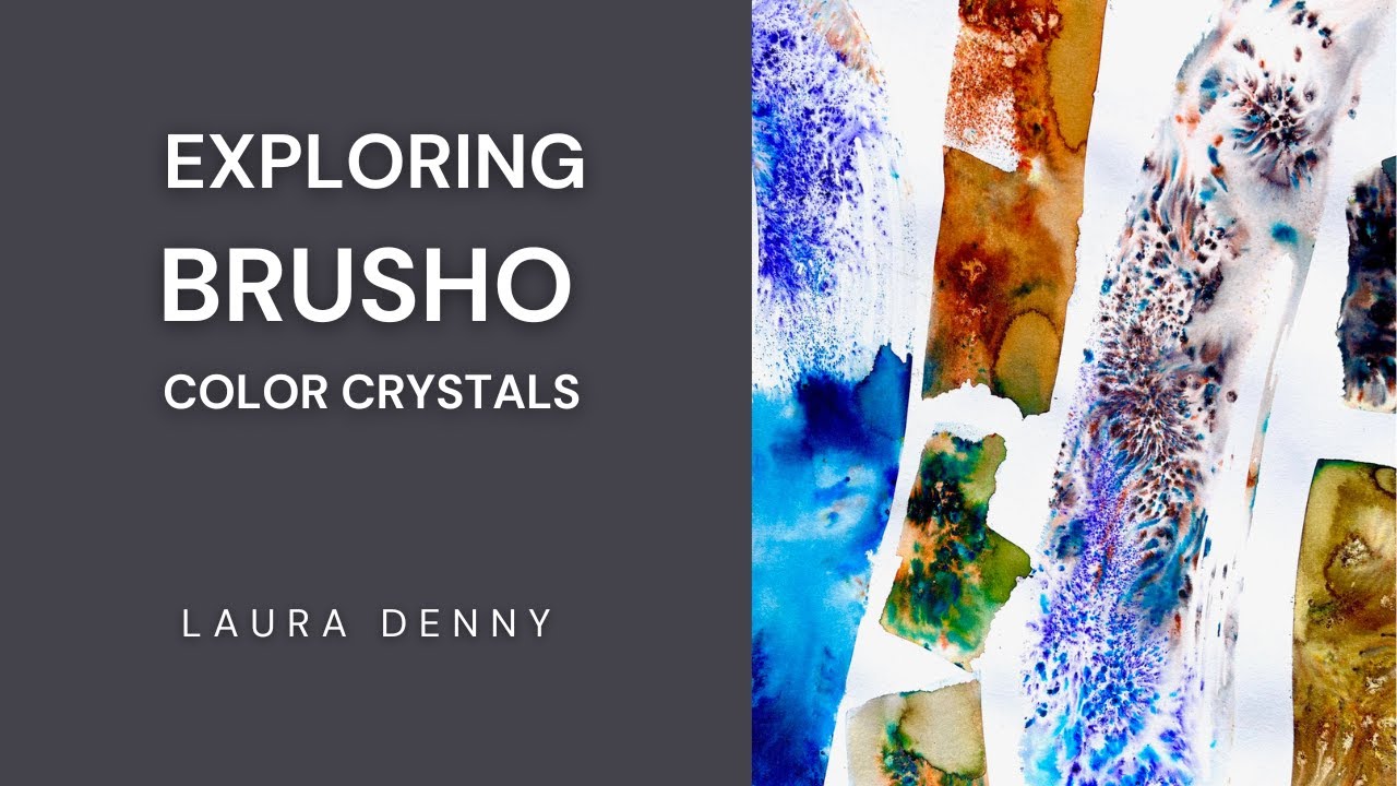 Exploring BRUSHO color crystals - YouTube