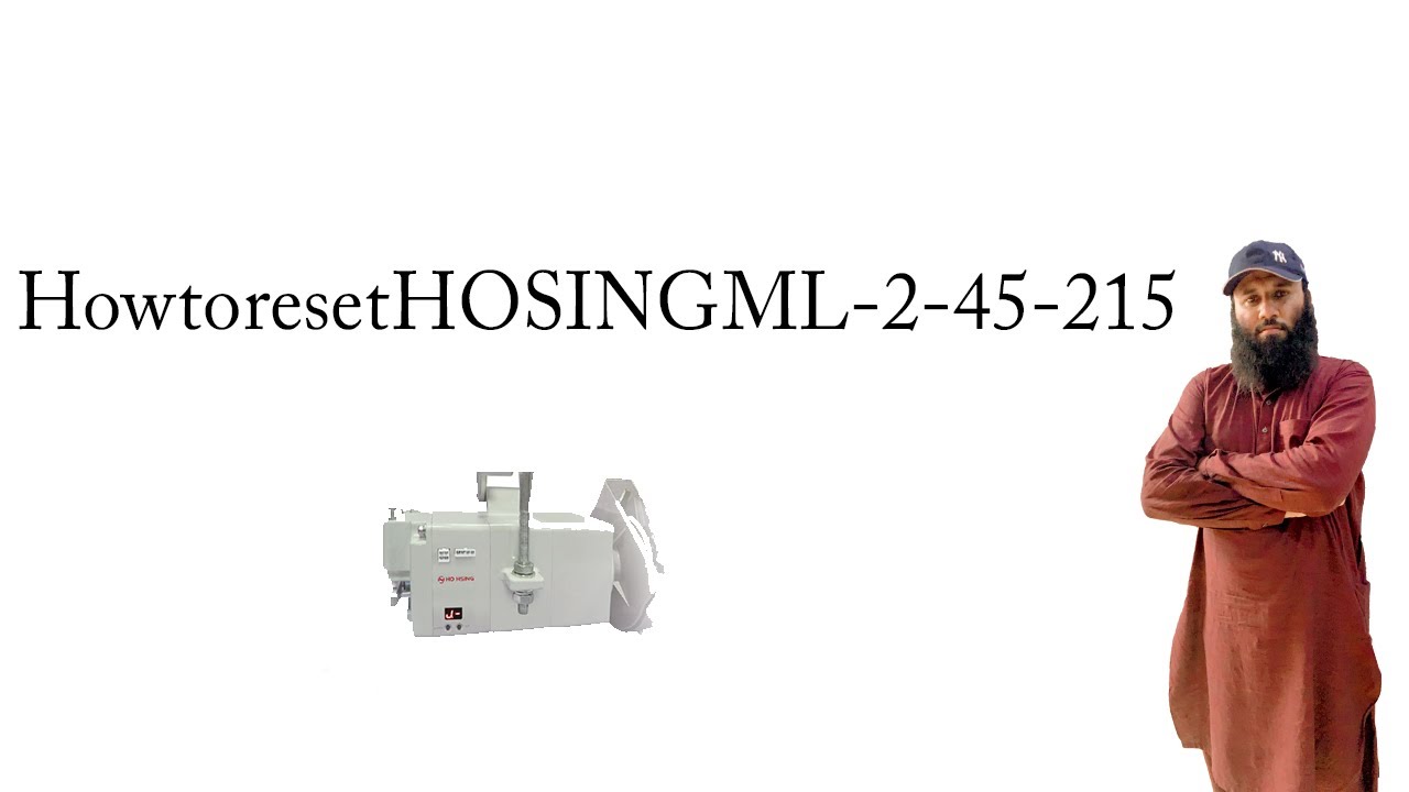 How we reset Ho Hsing ML-2-45-215 control box - YouTube