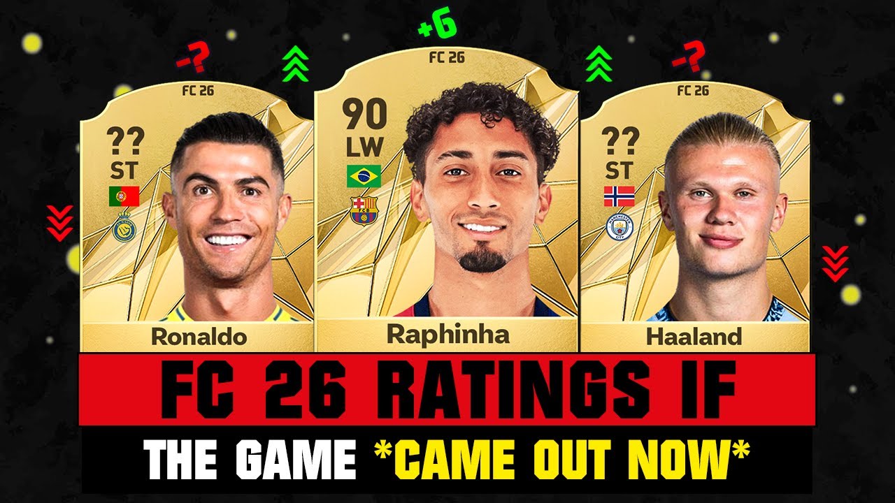 RATINGS IF FC 26 CAME OUT NOW (FIFA 26)! 😱🔥 ft. Raphinha, Ronaldo ...