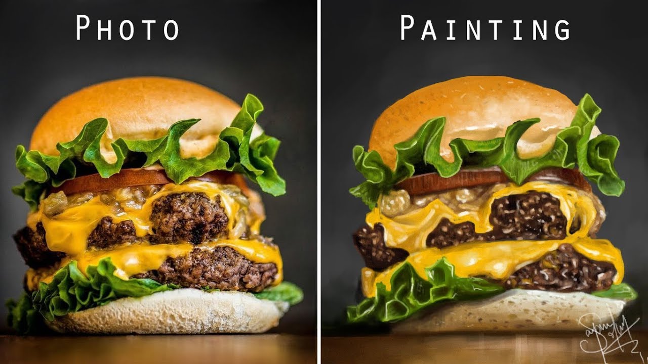 Photo vs Painting || DIGITAL PAINTING - YouTube